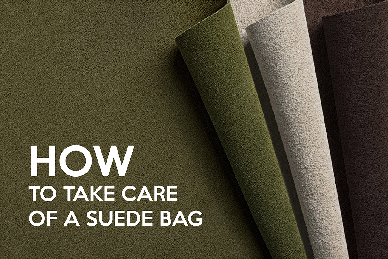 How to Take Care of a Suede Bag | hidemont.com